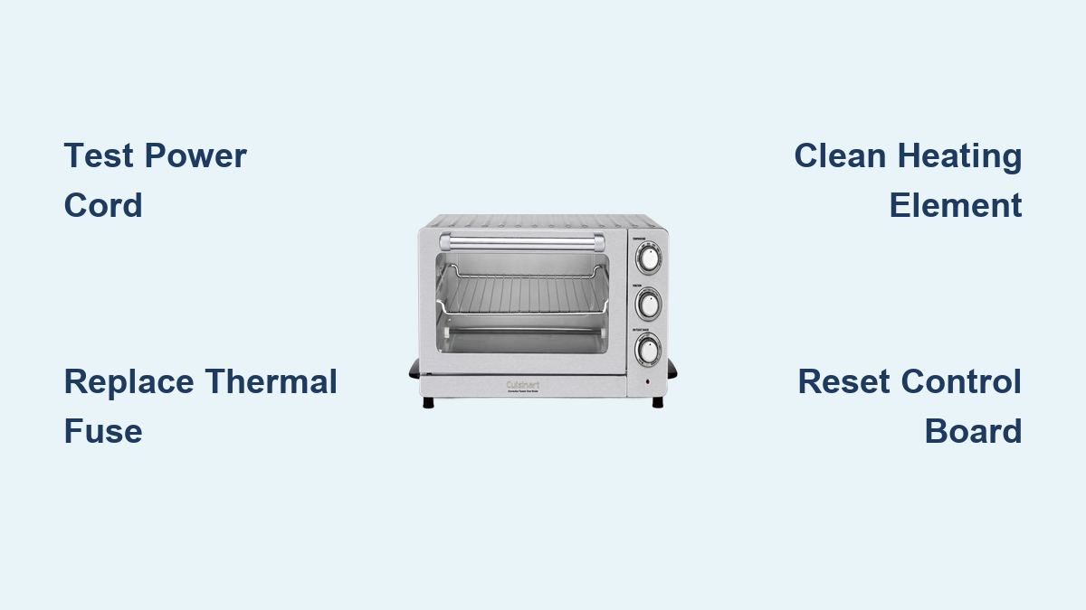 Cuisinart Toaster Oven Troubleshooting Guide