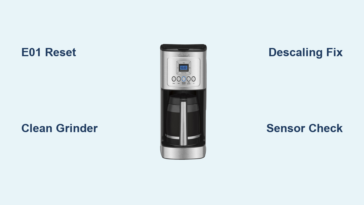 Cuisinart Coffee Maker Error Codes Solved