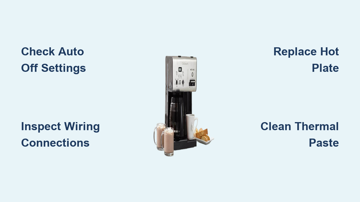 Cuisinart Coffee Maker Hot Plate Not Working: Quick Fix Tips