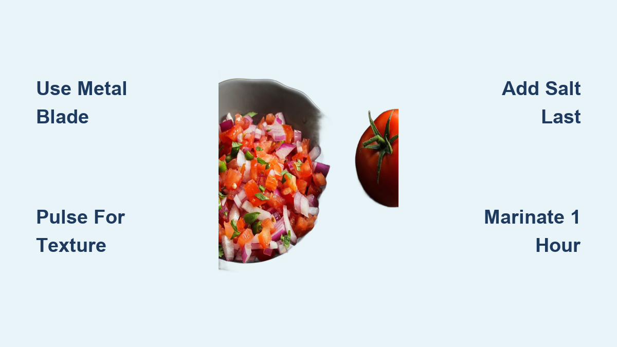 Cuisinart Food Processor Salsa Recipe in 5 Minutes