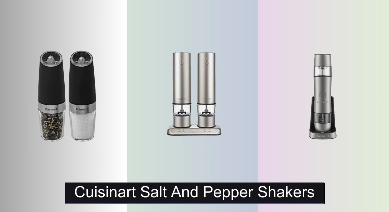8 Best Cuisinart Salt and Pepper Shakers of 2026