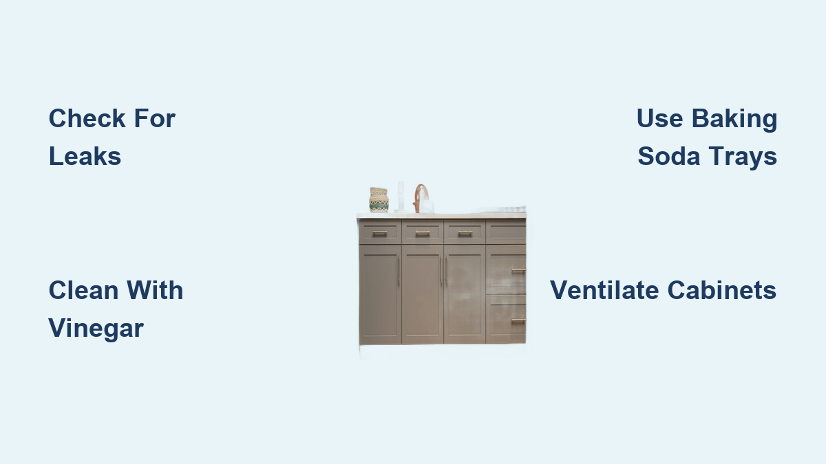 How to Eliminate Musty Smell in Kitchen Cabinets