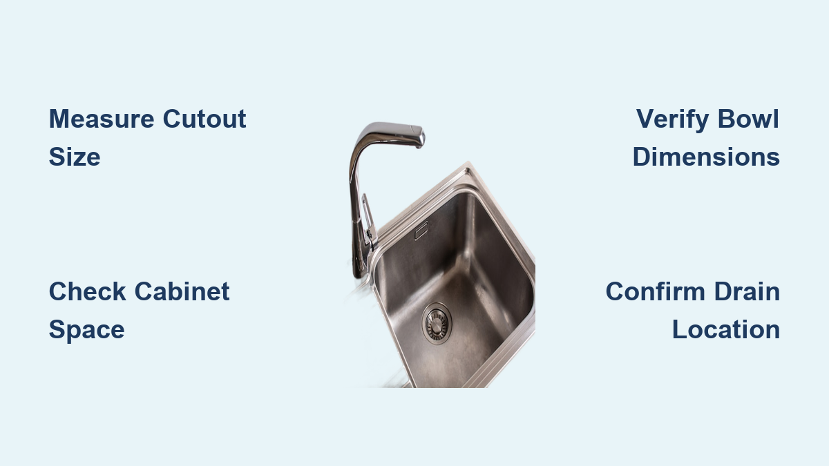 How to Measure for a New Kitchen Sink